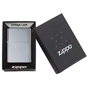 Zippo Vintage Brushed Chrome without Slashes - 230.25
