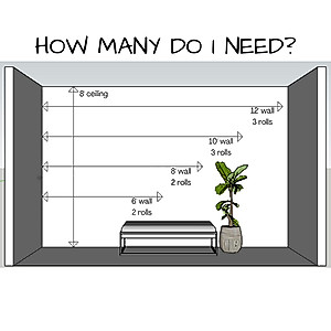 Brick Wallpaper Peel and Stick - White/Gray, 32.8 ft x 1.5 ft - 3D Faux Brick Wallpaper for Textured Wall, Removable Wallpaper for Indoor & Outdoor Use Waterproof- Ideal for Bedroom Accent Wall Décor