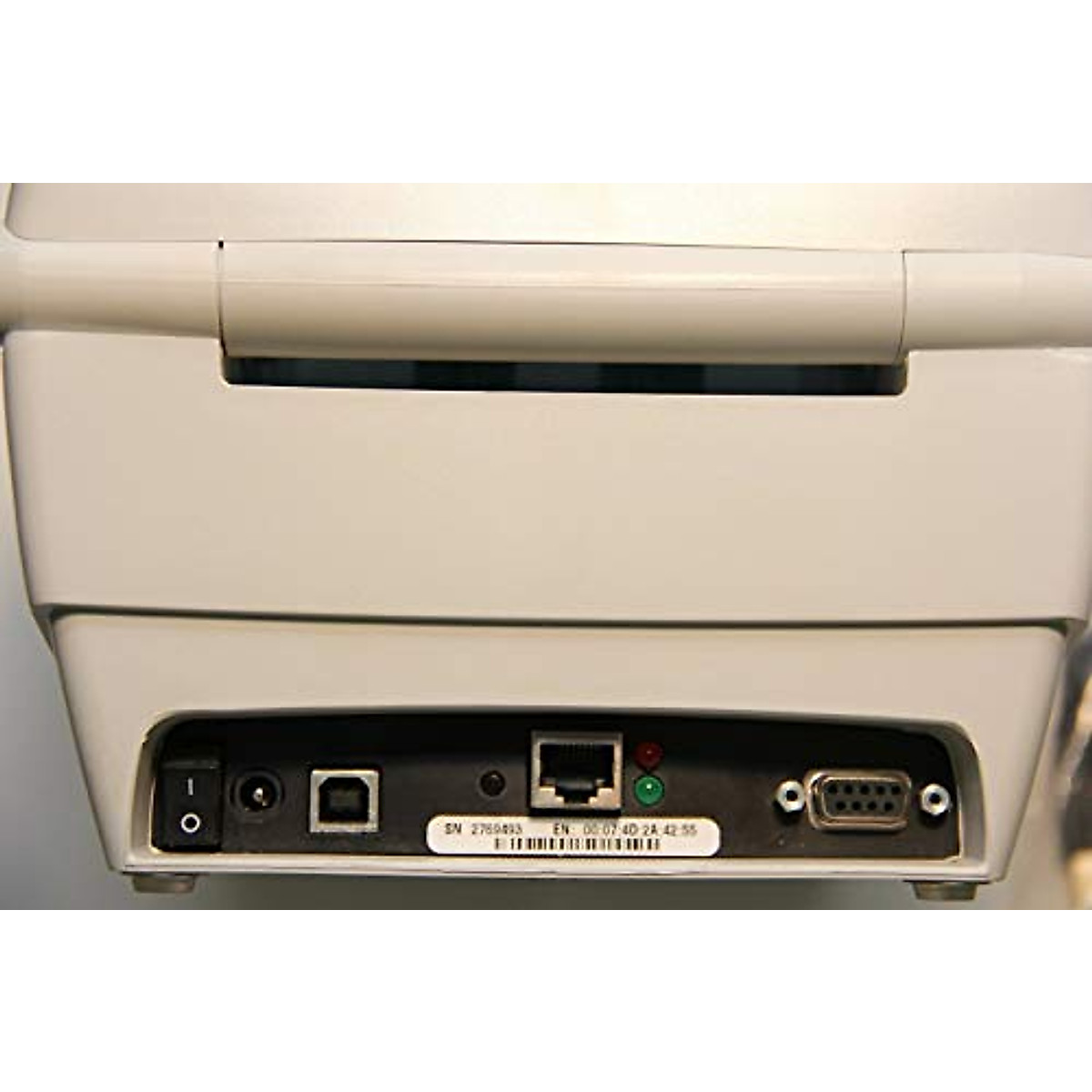 Zebra TLP 2844 Printer 2844-10400-0001 W/New Adapter, USB & Power Cables