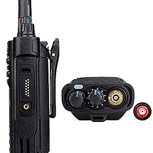 Ailunce HD1 Ham Radio, DMR Handheld Two Way Radio, Dual Band Portable Radio, Digital Radio with GPS, FM Radio 3200mAh Rechargeable SMS, Long Range Walkie Talkie for Hunting Hiking (Black 1 Pack)
