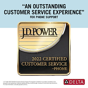 Delta Faucet Modern Single Hole Bathroom Faucet, Single Handle Bathroom Faucet Chrome, Bathroom Sink Faucet, 1 Hole Bathroom Faucet, Drain Assembly, 1.2 GPM, Chrome 581LF-PP