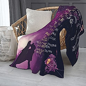 Gifts for Mom Mom Gifts from Daughters Birthday Gifts for Mom Super Soft Cozy Flannel Throw Blanket 60" x 50"