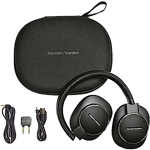 Harman Kardon Fly ANC Wireless Bluetooth Over-Ear Headphones with Active Noise Cancelling - Google Voice Assistant - Alexa Built-in (Retail Packaging)