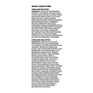 I Dew Care Travel Skincare Set - Kitten Crush | With Centella Asiatica, Prickly Pear, Aloe Vera, Heartleaf Extract, Hydrating, Facial Toner, and Moisturizer for Blemished Skin, Gift, Gift Set, Spa Day