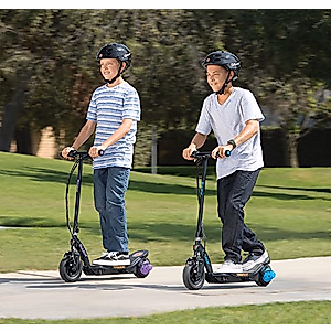 Razor Power Core E100 Electric Scooter - Black Deck - Blue - FFP