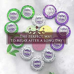 Shower Steamers Multi-Quantity Packed (45PCS) Women/Men Gift Set–Lavender, Verbena, Eucalyptus Aromatic Shower Bombs, Individually Wrapped Tablets for Mother's Day & Anniversaries