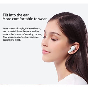 Wireless Earbuds by SGNICS, for Samsung Galaxy A12 Touch Control with Charging Case IPX5 Sweat-Proof TWS Stereo Earphones Hi-Fi Deep Bass Noise Cancellation Outdoor Indoor Sport - White