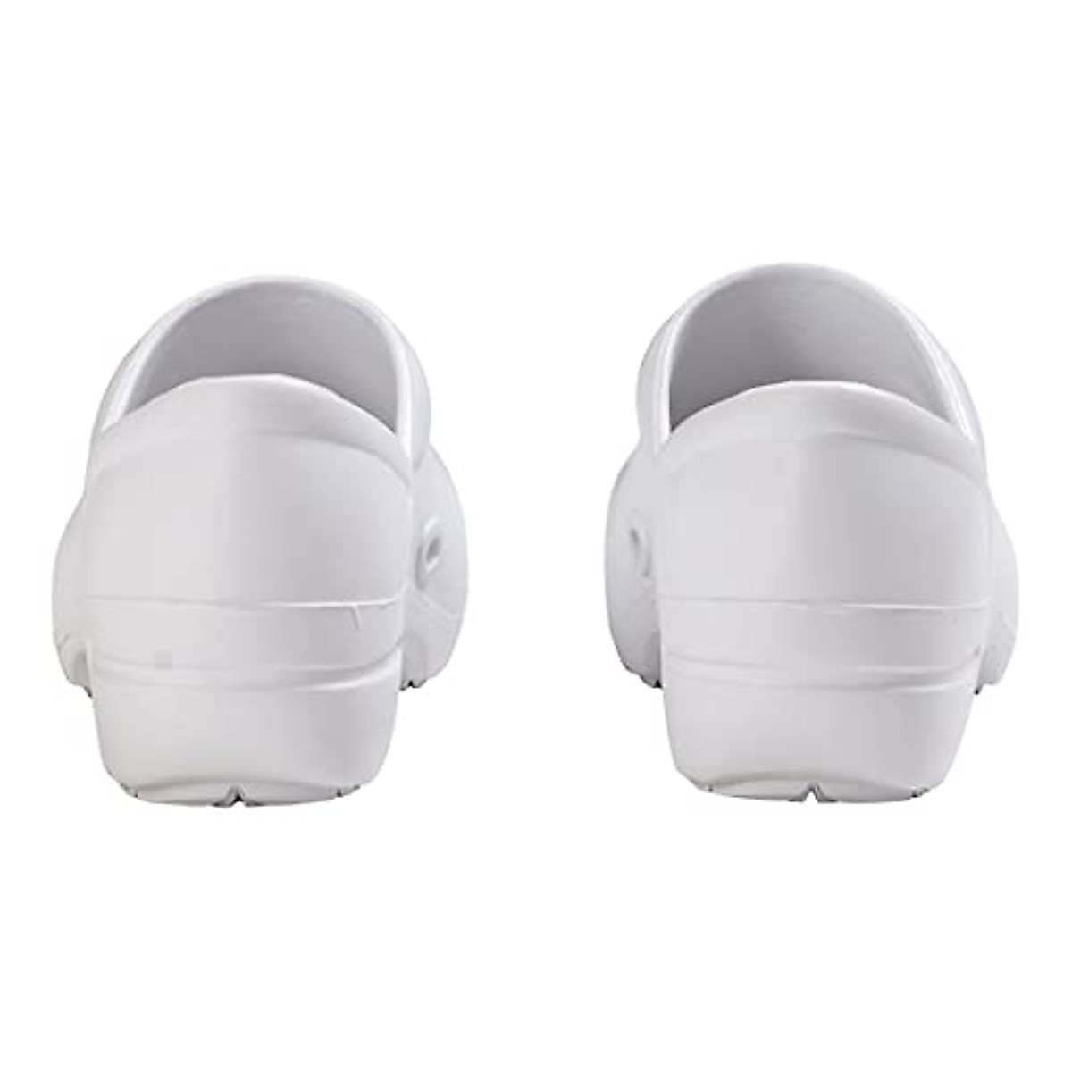 Anywear Guardian Angel Nursing Shoes Clogs for Women and Men, Antimicrobial Slip Resistant Shoes for Healthcare and Food Service, 8, White