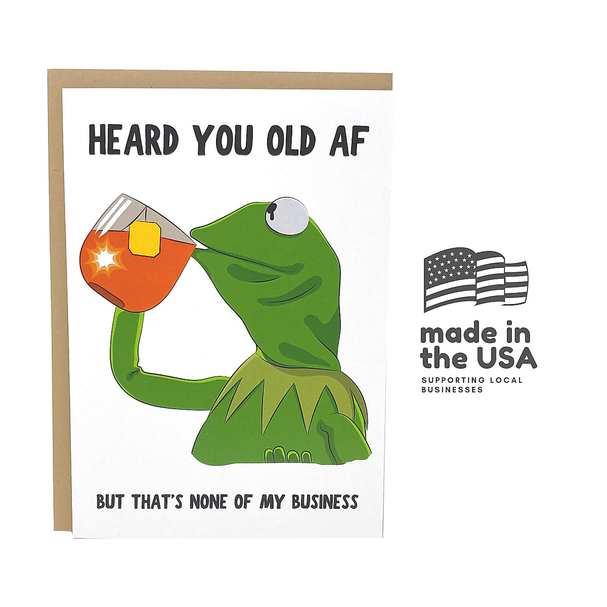 Sleazy Greetings Funny Meme Birthday Card For Him Or Her | 30th 40th 50th Birthday Card | Old AF Card