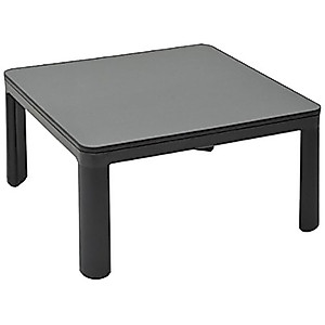 YAMAZEN ESK-75-B Casual Kotatsu Japanese Heated Table 75x75 cm Black