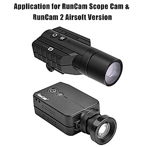RunCam 850mAh 3.7V Removable Camera Battery 6 2 2 4K/Scope Cam Lite/Scope Cam4K, Rechargeable Li-Ion Battery (2PCS Batteries)