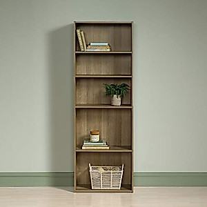 Sauder Beginnings 5-Shelf Bookcase, Summer Oak finish