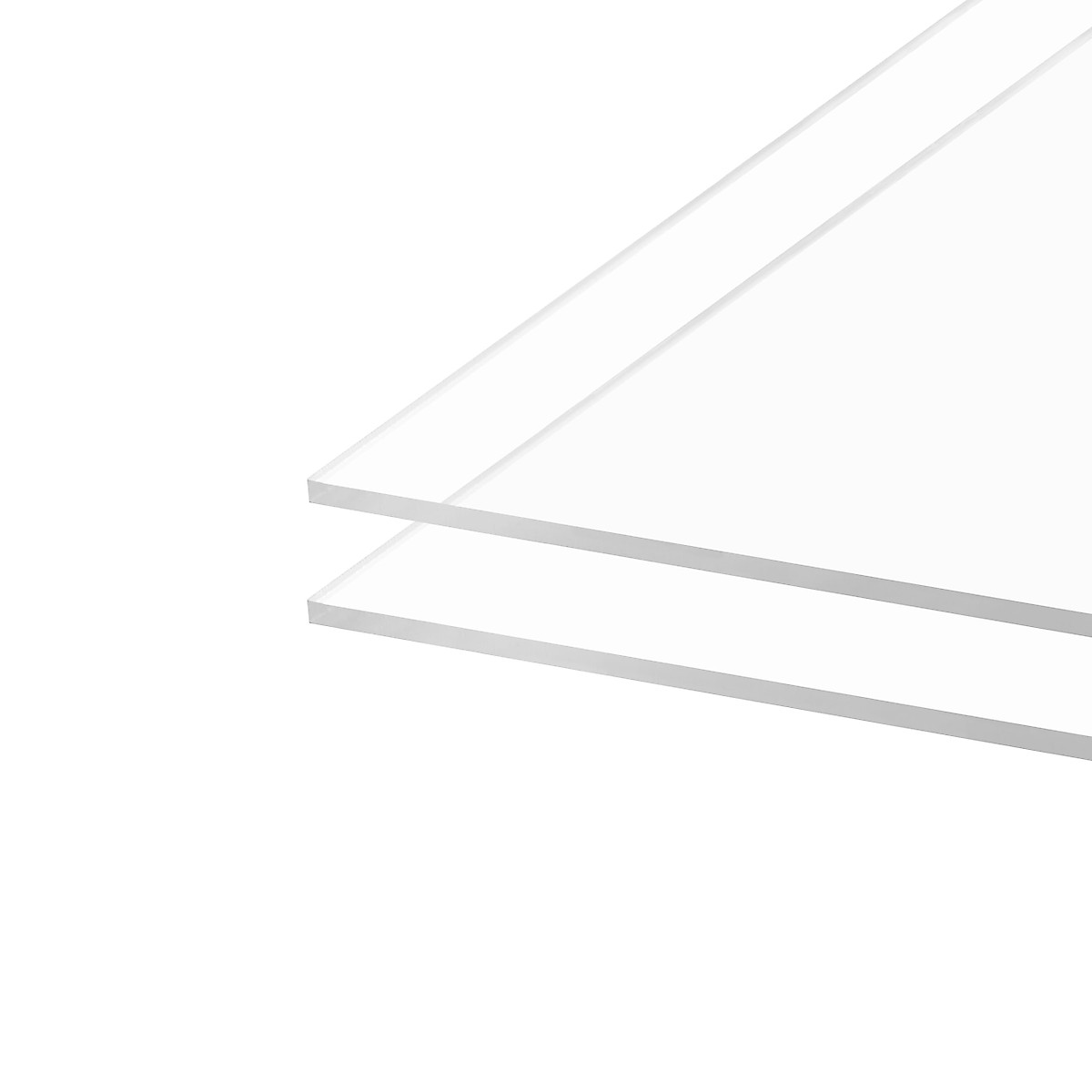 KAITELA Pack of 10 Clear Acrylic Sheet 4" x 6" Cast Plexiglass Panel 1/8" Thick (3mm) Transparent Plastic Board for Sign, Craft, Display Projects, Laser Cutting, Engraving, Painting