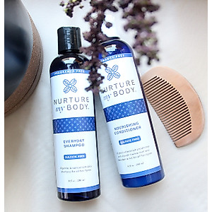 Fragrance-Free Shampoo & Conditioner | 8 oz. | Nurture My Body's Sulfate Free and Fragrance-Free Everyday Shampoo and Conditioner with all-natural, soothing ingredients, yet no harsh chemicals.