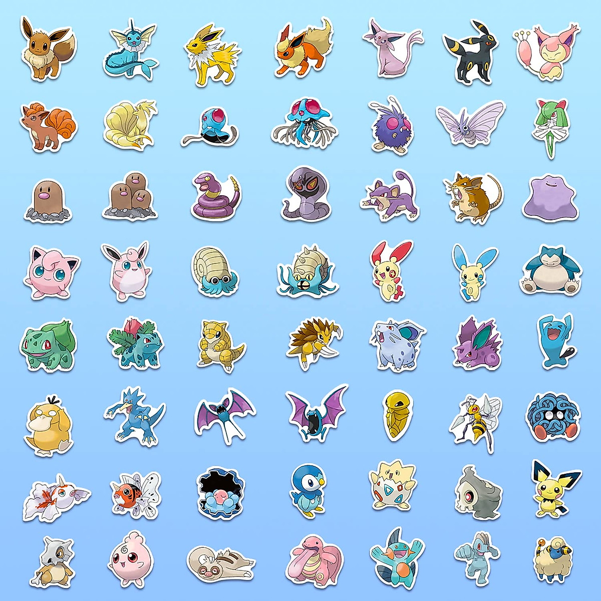 300 PCS Cute Cartoon Anime Stickers Cool Cartoon Stickers for Water Bottles,Laptop,Phone,Skateboard,Bicycle