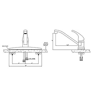 Dura Faucet DF-NMK600-SN RV Swivel Kitchen Sink Faucet (Brushed Satin Nickel)