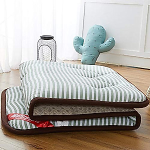WJH Super Soft Sleep Mattress, Japanese Tatami Futon, Comfortable Thick Single Sleeping Pad Student Dormitory Memory Foam-B 120x200cm(47x79inch)