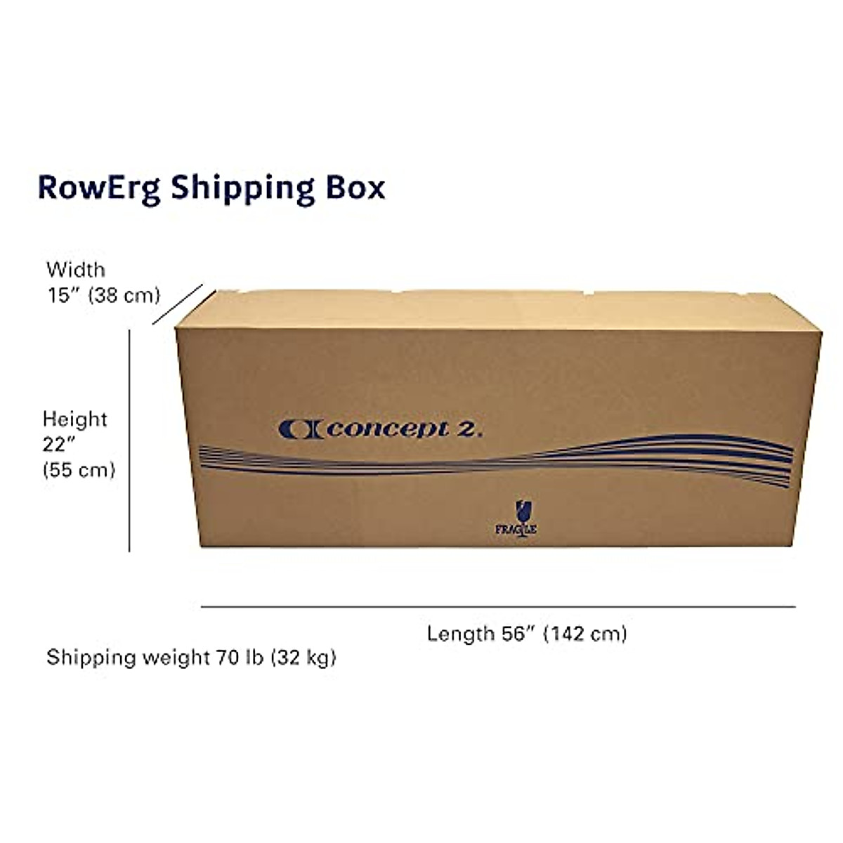 Concept2 RowErg Indoor Rowing Machine - PM5 Monitor, Device Holder, Adjustable Air Resistance, Easy Storage