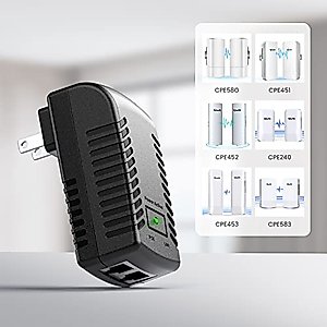 PoE Injector Adapter, Ueevii 24V 100M Ethernet POE Adapter,Suitable for Wireless Bridge