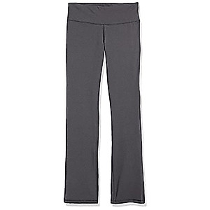 Amazon Essentials Women's Studio Sculpt Slim Bootcut Pant (Available in Plus Size), Charcoal Heather, Large