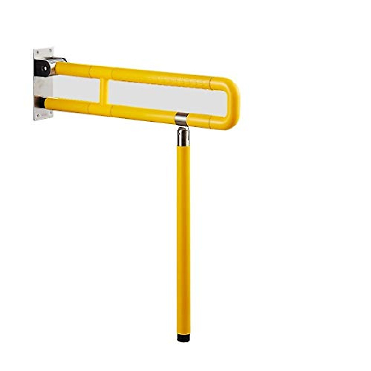 CRODY Folding Handicap Grab Bars Rails Toilet Handrails, Bathroom Grab Bar, U-Shaped Armrest, Wall-Mounted Straight Hair Towel Rack, Sturdy Stainless Steel Shower Safety Handle for Bathtub, Toilet, Ba