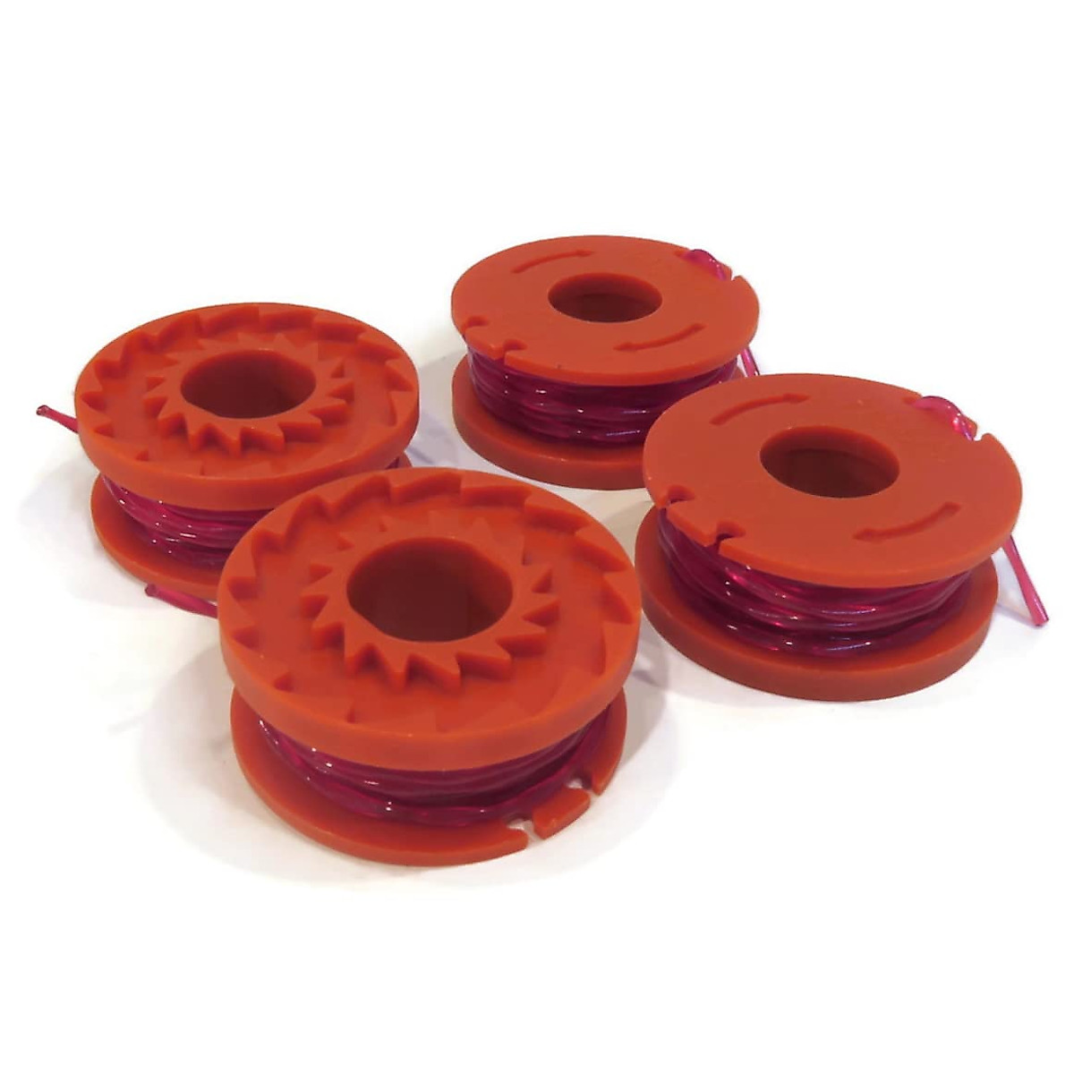 Worx WA0004 Bundle of 2, 2 packs - 10foot Spool Replacement Trimmer Line
