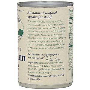 Bar Harbor White Clam Sauce, 10.5 oz. (Pack of 6)