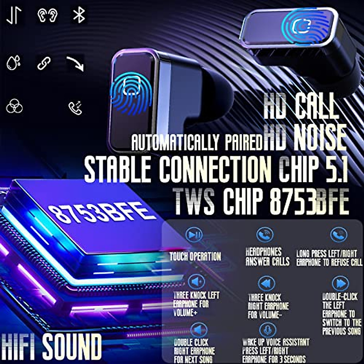 Smart Watch with Earbuds [GPS 45mm] 1.96" Full Touch Retina Display, Military Grade IP67 Waterproof Watch with Answer Calls and Send Messages…