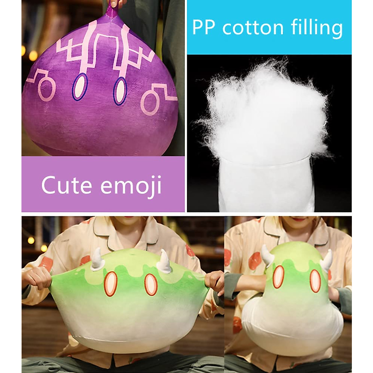 CHAOZI0 Children’s Plush Toy Pillow, Sofa Cushion, Plush Stuffed Doll Soft Pillow, Role-Playing Game Fan Props (13.8" Wind)