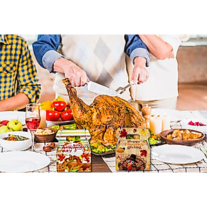 Habbiful 12 PCS Orange Thanksgiving Treat Boxes Fall Maple Leaf Gift Boxes for Goodies Cupcake Autumn Harvest Pumpkin Candy Gift Wrap for Fall Thanksgiving Party Decoration