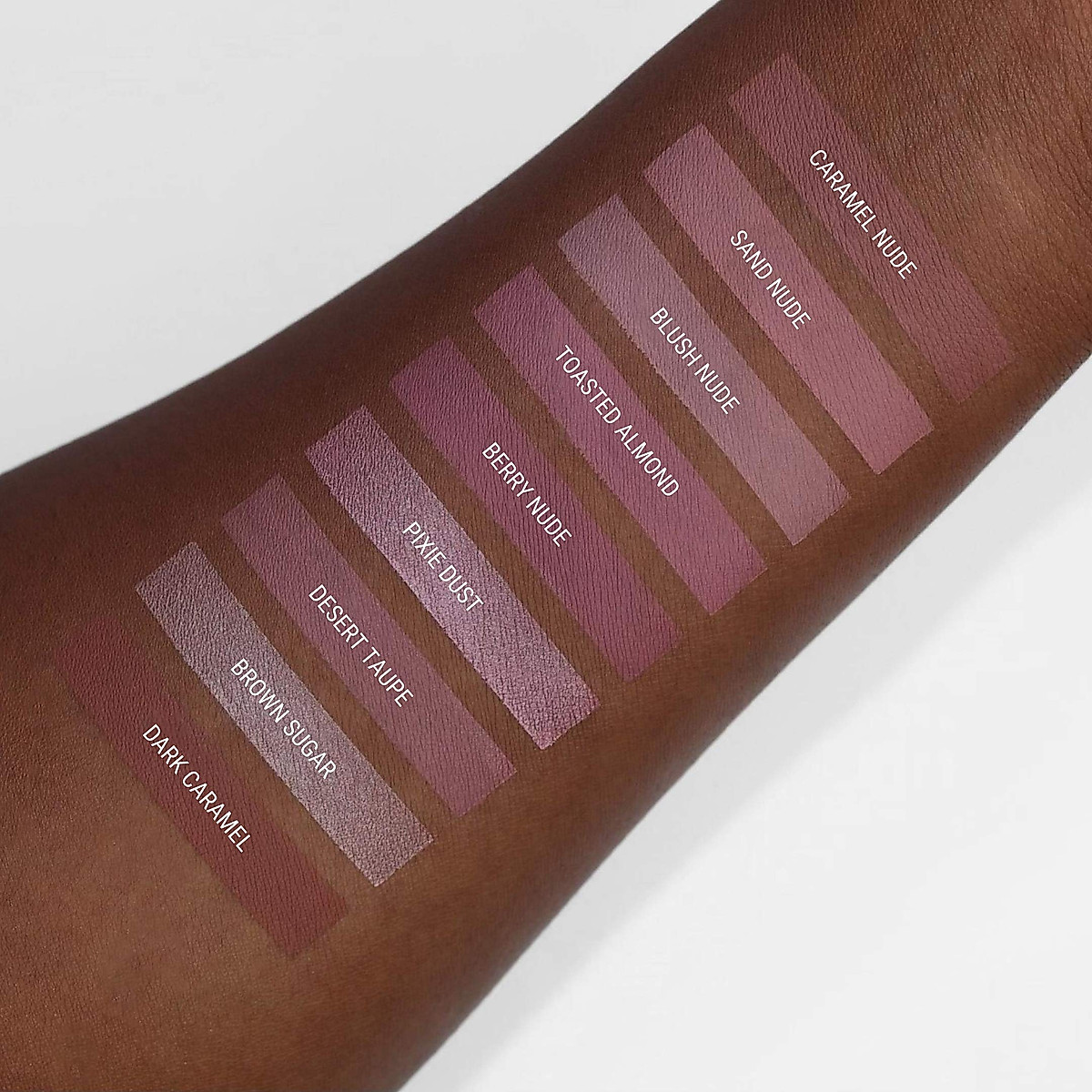 Aromi Dusty Rose Metallic Liquid Lipstick, Rosy Pink Nude Lip Color, Shimmery Finish, Waterproof, Long Lasting, Vegan, Cruelty-Free, Handmade (Pixie Dust)