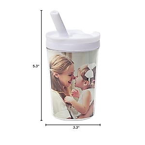 Neil Enterprises Create Your Own 8 oz. Kid's Tumbler with Straw