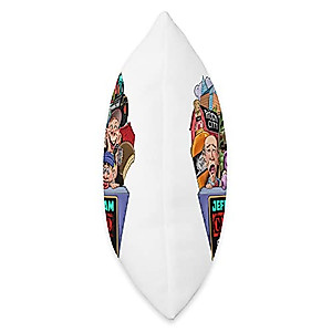 JEFF DUNHAM Chattanooga, TN (03/04/23) Throw Pillow, 18x18, Multicolor