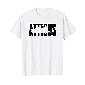 ATTICUS Punchout T Shirt (Black Print)