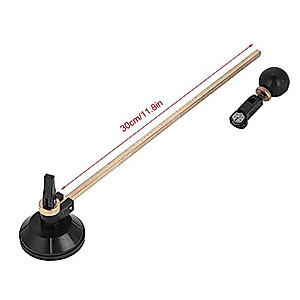 Walfront Glass Compasses Cutter, Glass Cutter 6 Wheel Compasses Circular Cutting Cutter with Suction Cup Circle (60CM)