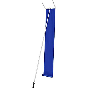 Goplus Snow Roof Rake, Aluminum Snow Removal Tool w/ Extendable Handle and Sturdy Snow Slide for Removing Snow, Wet Leaves
