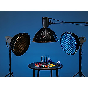 Aputure Light Dome III 35'' Softbox Bowens Mount with Diffuser Cloth and Honeycomb Grid,Quick-Setup Quick-Folding for Studio Photography,for Amaran Series, Aputure 600D,600X,300X etc