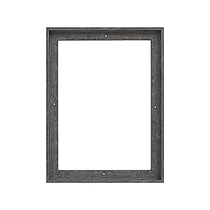 Pixy Canvas Floater Frame 16x20 for 3/4 (0.75) inch Deep Canvas Paintings/Canvas Prints/Wood Canvas Panels/Wall Art/Wall Decor/Home Decor/Artwork (Rustic Gray, 16 x 20 inch, Portrait)