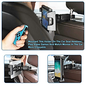 JUBOR Tablet Holder, Bike ipad Holder Stand for Indoor Gym Treadmill, Stationary Bicycle and Spin Exercise Bike, Tablet Mount Clamp for iPad Pro 12.9, Mini, Air, Galaxy Tabs and 4.7-12.9" Devices