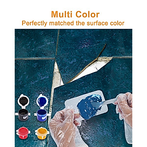 Tile Repair Kit,Bathtub Repair Kit (Multi Colors) for Porcelain and Ceramic Fixtures to Repair Chips Dents Nicks and Cracks