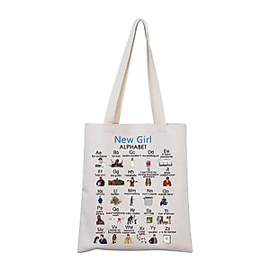 MNIGIU New G TV Show Inspired Gift New GTote Bag New Girl Merchandise New G Fans Gift (Shopping bag)