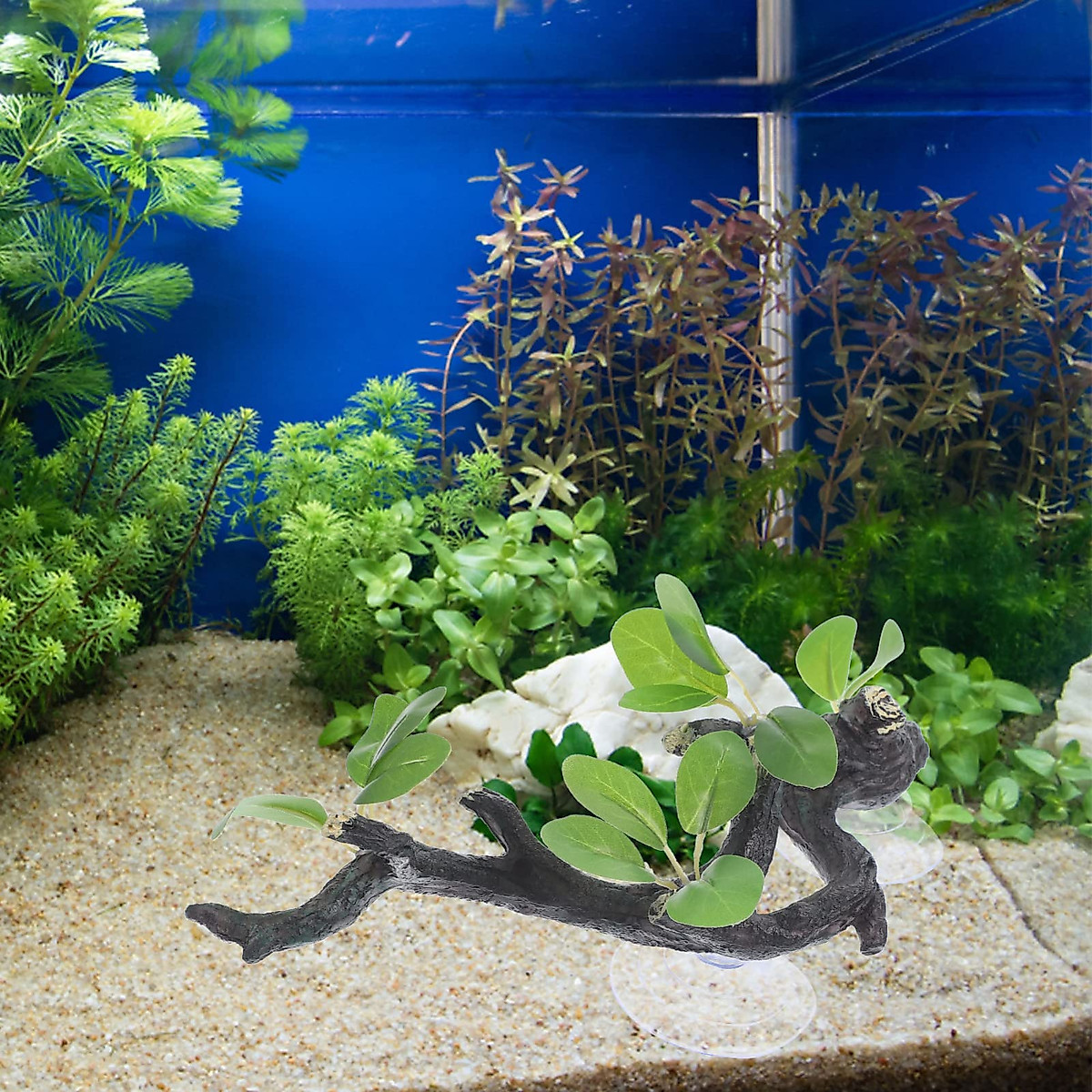 Simulation Resin Reptile Tank Accessories Resin Crafts Tree Parts Decor Reptile Accessories for Habitat Fish Tank Charms Reptile Decorations Aquarium Supplies Reptile Tank Decor