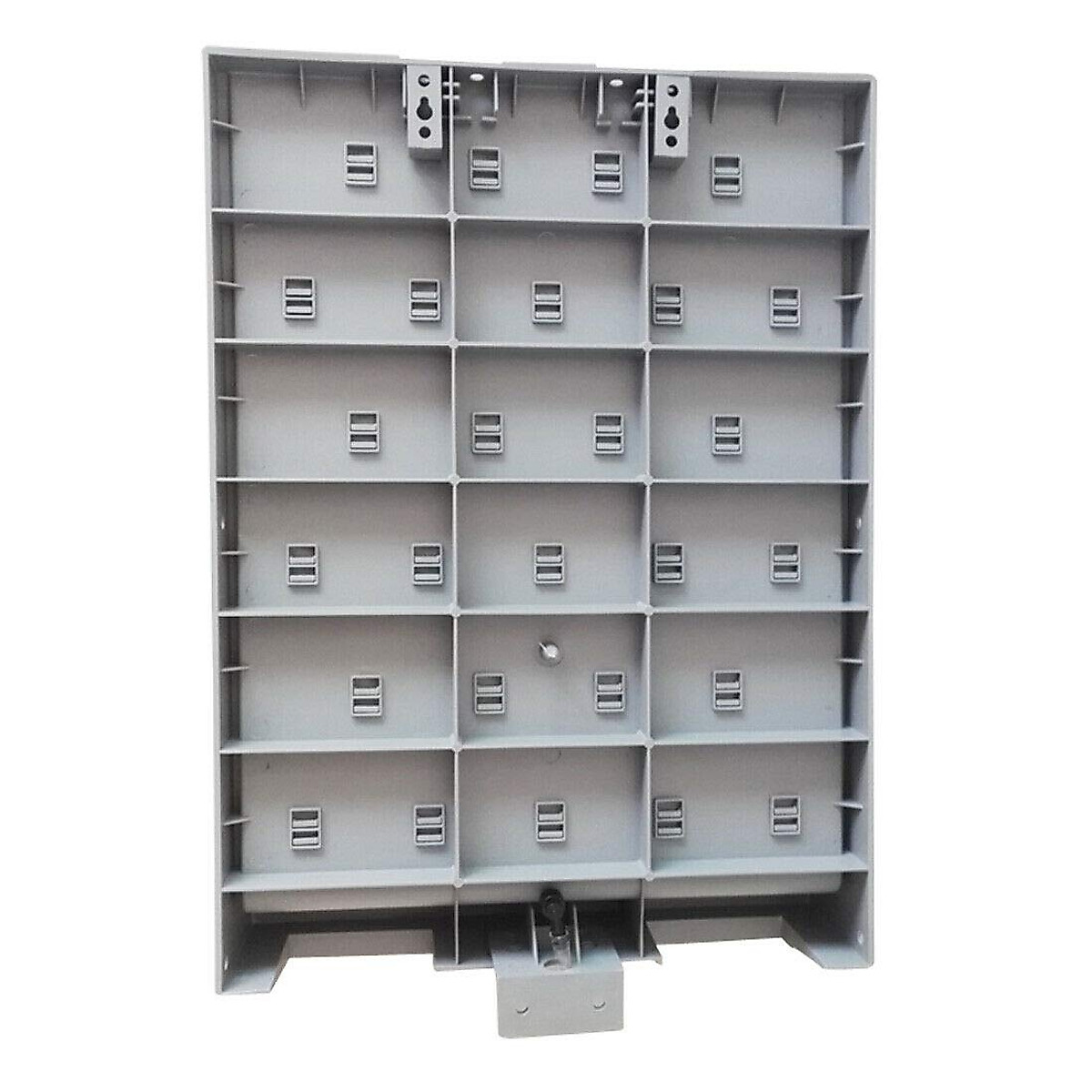 Eapmic 2 Pcs Laboratory Drying Rack Detachable 27 Pegs Wall Mount Glassware Drying Rack Built-in Molded Drain Pan, Lab Supply Pegboard for Tube Beaker Flask Dry