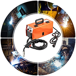 110/220V Welding Machine MIG/Lift TIG/ARC 3-in-1 Welder Machine Kits 135A Flux Core Welder MIG Welding Machine