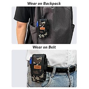 Multitool Sheath-Multi Tool Pouch,Multi Tool Sheath for Belt,Multitool Case,Pocket Knife Belt Holder,Small Tool Pouch Compatible with Multitool Accessories with Leather Logo and Belt Clip for Man