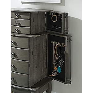 Powell Company Grey Wash Jewelry Powell Viola Armoire