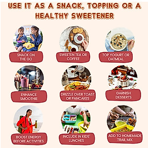 Honey Sticks Flavored (Pack of 50) - Raw Honey Straw Variety Pack for Tea, Coffee & Healthy Snack for Kids & Adults - Single Serve Pure American Honey Sticks by Bee Silly Honey