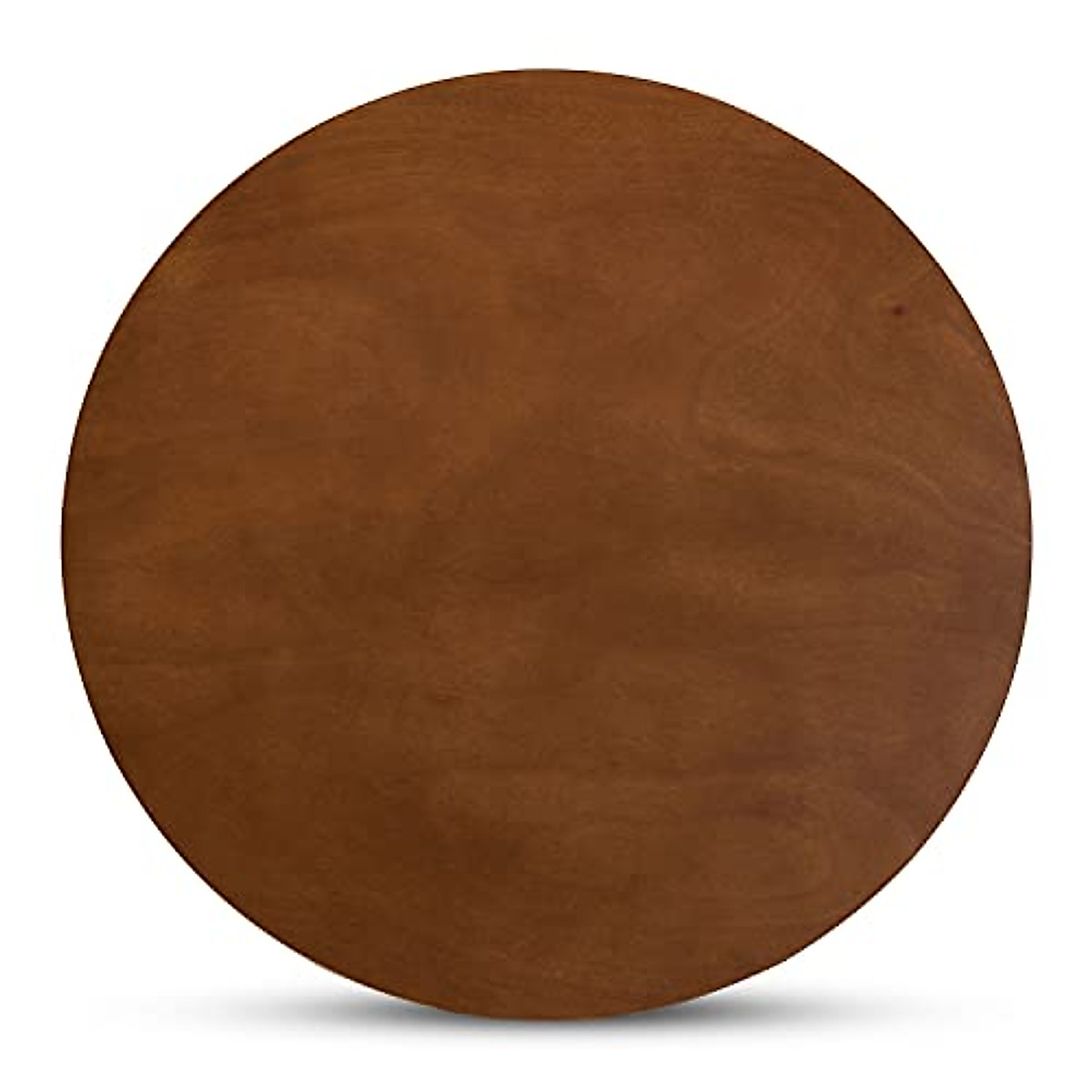 Baxton Studio Kenji Modern and Contemporary Walnut Brown Finished 35-Inch-Wide Round Wood Dining Table