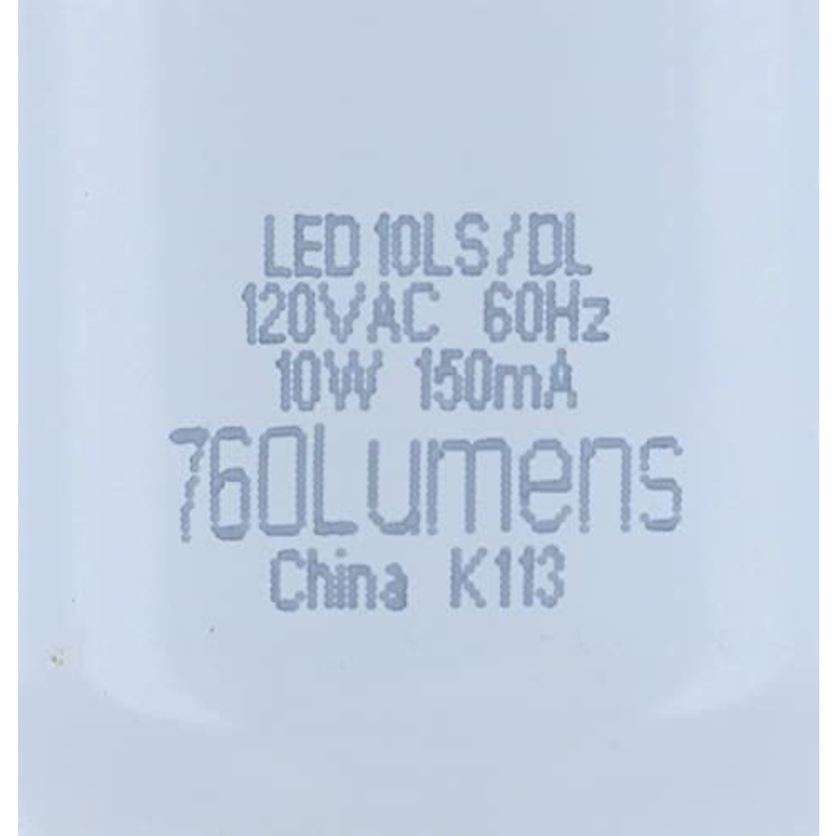 GE Lighting 79369 LED Bright Stik 10-watt (60-Watt Replacement), 760-Lumen Light Bulb with Medium Base, Daylight, 1 Box (3 Bulbs Total)