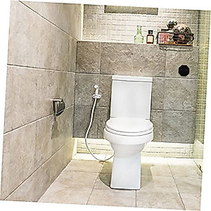 Alipis 1 Set Shower Curtain Holder Shower Curtain Hook Round Curtain Rods Shower Curtain Holders Curtain Rod Holder Simple Rod Holder Curtain Rod Mounts Abs Large Hanging Bracket Black